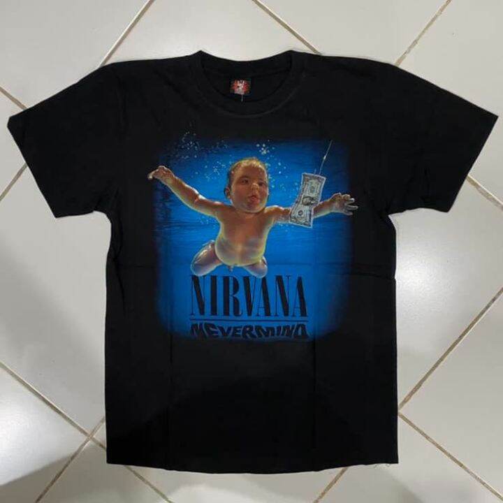 NIRVANA NEVERMIND BAND SHIRT | Lazada PH