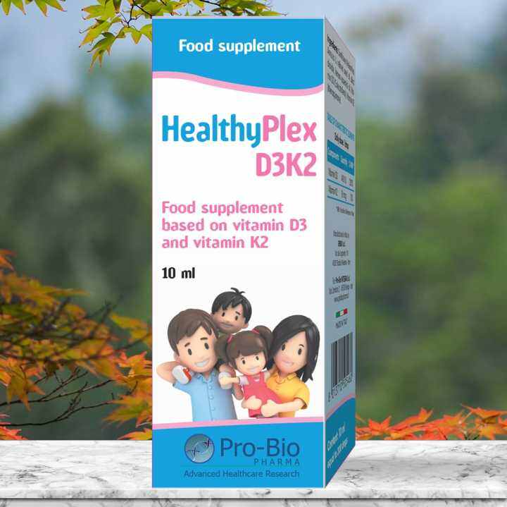 HealthyPlex D3K2 - Bổ sung vitamin D3K2, tăng cường hấp thu Canxi cho trẻ (lọ 10ml) | Lazada.vn