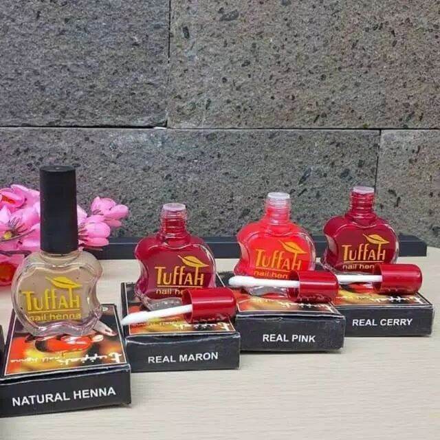 Kutek Halal Muslimah Tuffah Naura Nail Henna Pacar Kuku Halal Bisa COD ...