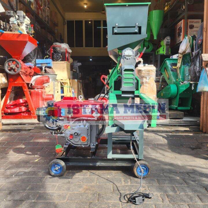 MESIN GILINGAN PADI PENEPUNG 4IN1 MAHKOTA KD 820 PRO C COMPLETE MESIN | Lazada Indonesia