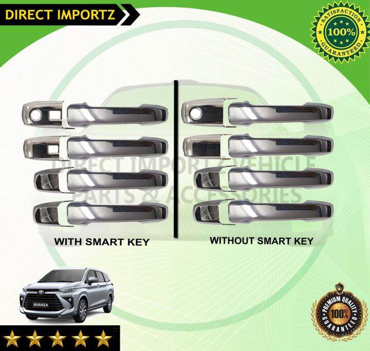 Toyota Avanza 2022 Door Handle cover Chrome With or W/out Smart Key ...