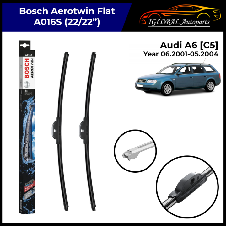 Audi A6 [C5] Year 06.2001-05.2004 A016S Bosch Aerotwin Flat Windscreen ...