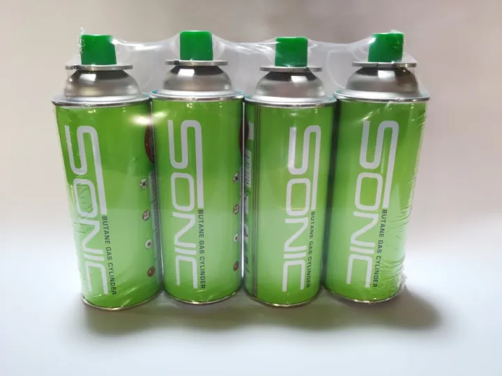 SONIC BUTANE GAS CYLINDER 250g x 4pcs Made in Korea | Lazada PH