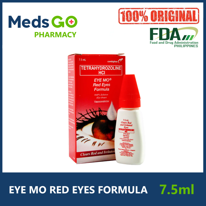 EYE-MO RED EYES Drops 7.5mL Original (for itchy sore eyes) | Lazada PH