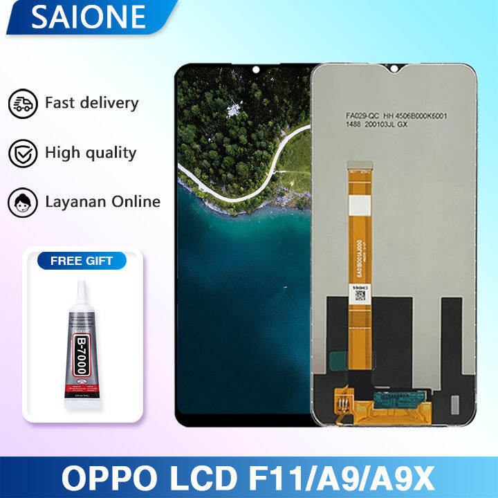 Lcd Oppo F11 pensil /A9 A9X Original Fullset Touchscreen layar hp ...