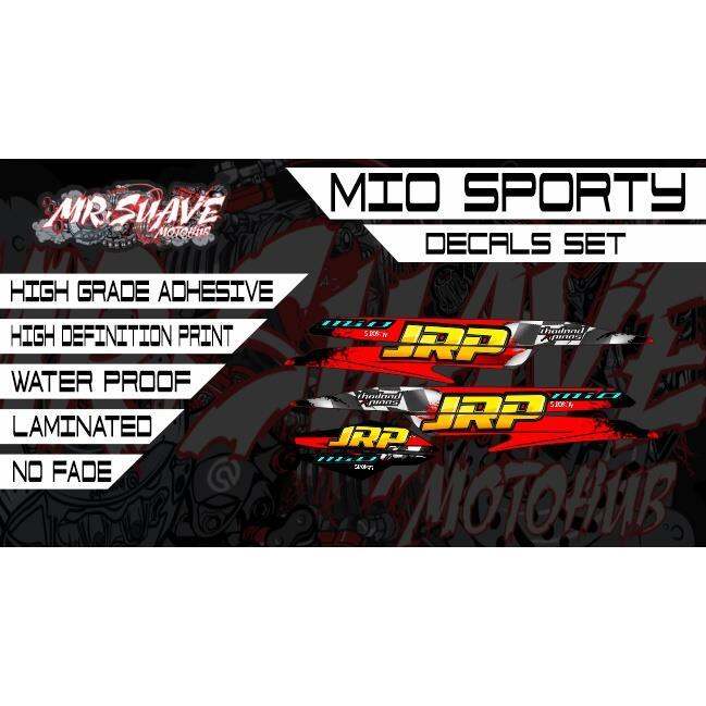 Mio Sporty JRP Decals Set | Lazada PH