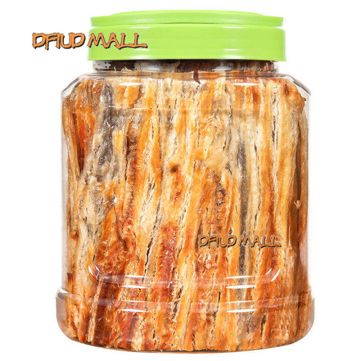 【Huadong store】Dried Eel Grilled Fish Fillets Canned Snacks Seafood ...