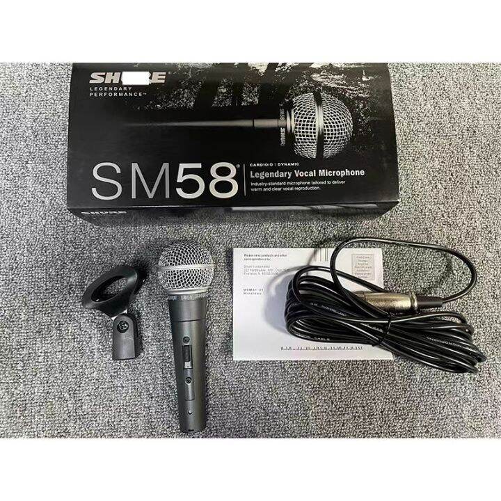 New MIC SHURE SM58/ SM58 MICROPHONE Cable sm58 | Lazada PH