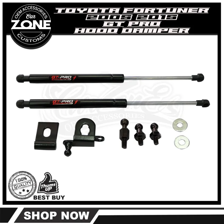 Toyota Fortuner 2005-2015 GT-Pro Hood Damper | Lazada PH