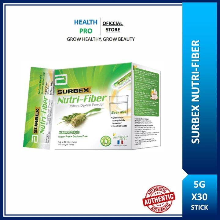 Surbex Nutri Fiber 5g x 30's EXPIRY:08/2025 | Lazada