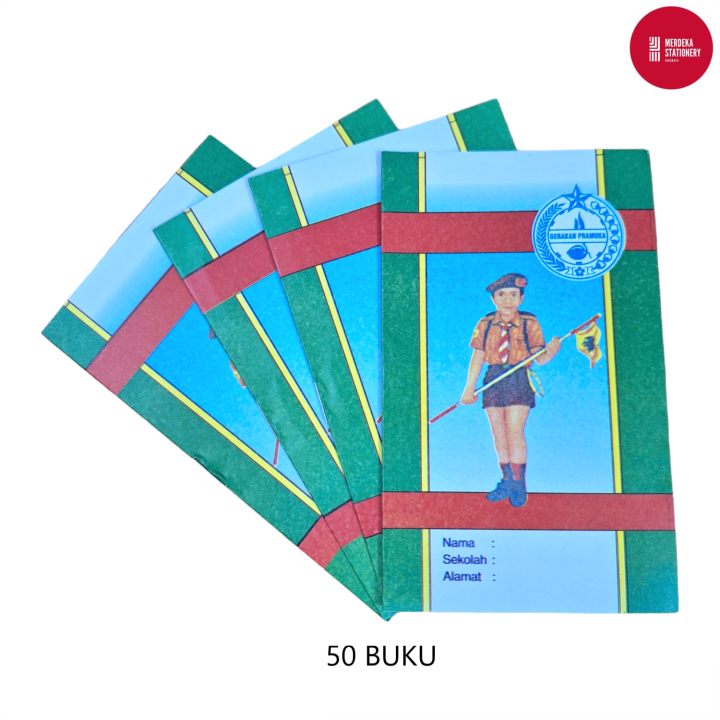 (ISI 50)Notes/Note/Buku/Catatan Pramuka Kecil 10 Lembar 7,5x12,7 cm ...