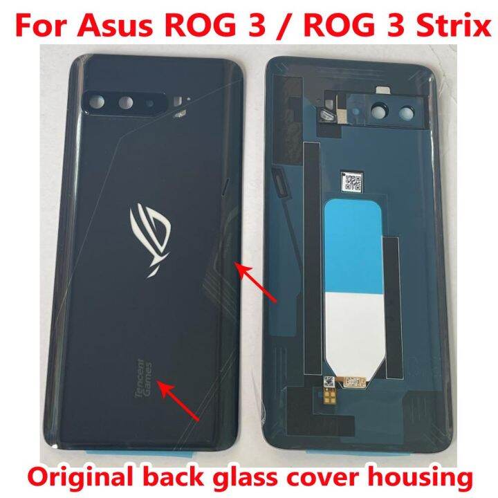 Original Best Back Battery Cover For ASUS ROG3 ROG 3 Phone 3 Strix Housing Door Rear Case ...