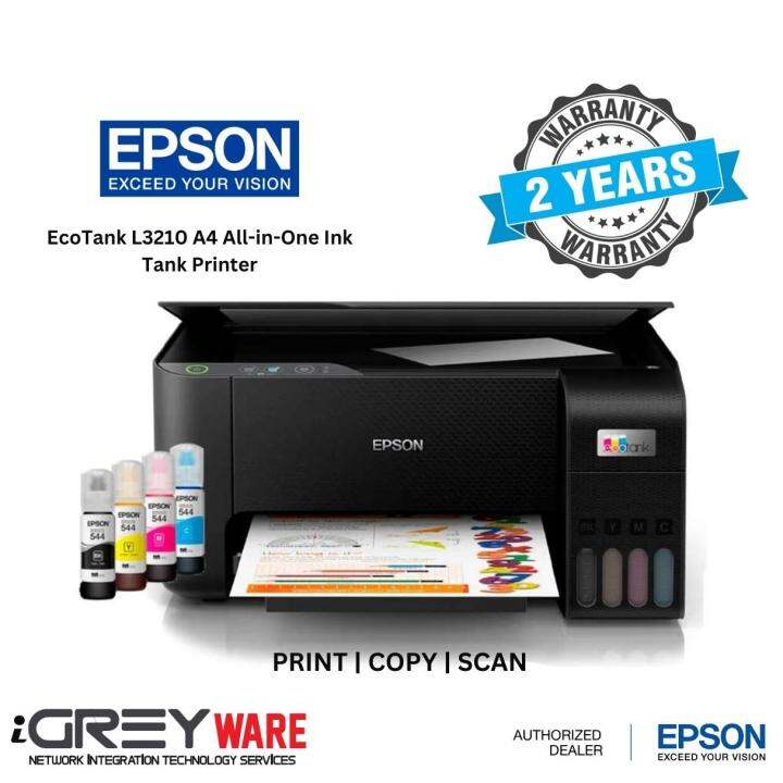 Epson EcoTank L3210 A4 All-in-One Ink Tank Printer | Lazada PH