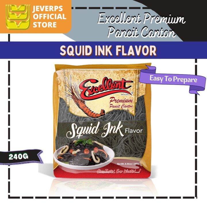 Excellent Premium Pancit Canton Squid Ink Flavor 240g | Lazada PH