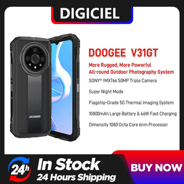 DOOGEE V31GT 5G Rugged Smartphone Unlocked,20GB+256GB Rugged Phone with ...