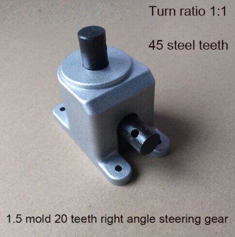 Right-Angle Reversing Gearbox, Small Steering Gear, 90 Degree Bevel ...