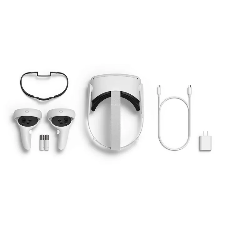 Oculus Quest 2 128gb All In One Vr Gaming Headset White Durable