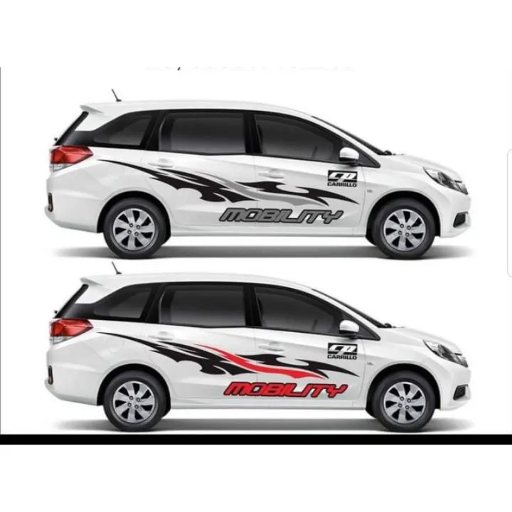 Stiker mobil honda mobilio cutting sticker body mobil mobilio avanza ...