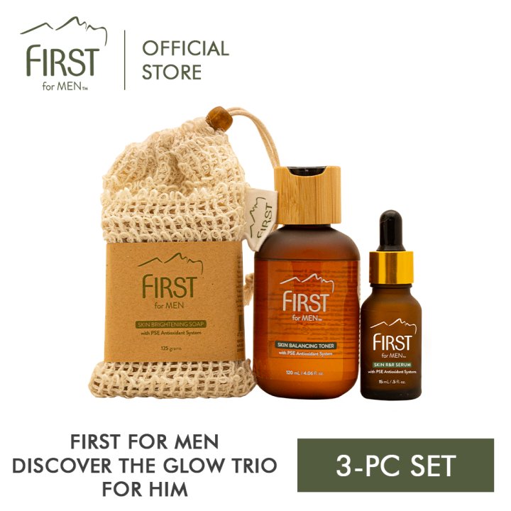 FIRST for Men - Discover the Glow Trio for Him | Lazada PH