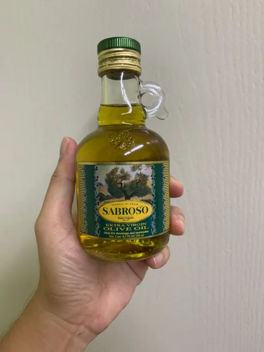 Sabroso Extra Virgin Olive Oil 250ml ซาโบรโซ่น้ำมันมะกอกเอ็กซ์ตร้าเวอร์ ...