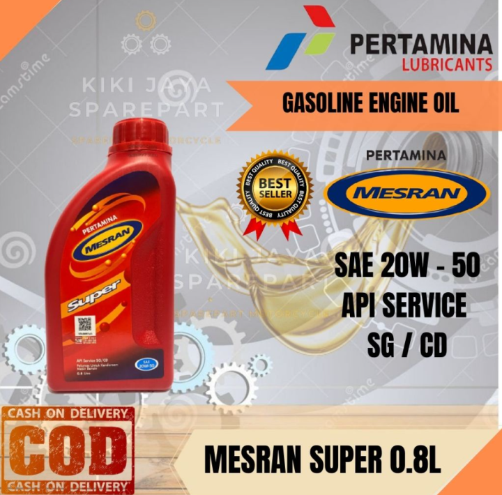 OLI MESRAN SUPER 800 ML ORIGINAL PERTAMINA MESRAN | Lazada Indonesia