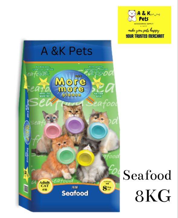 More More Please Cat Food - Seafood 8KG Makanan Kucing Murah More More ...