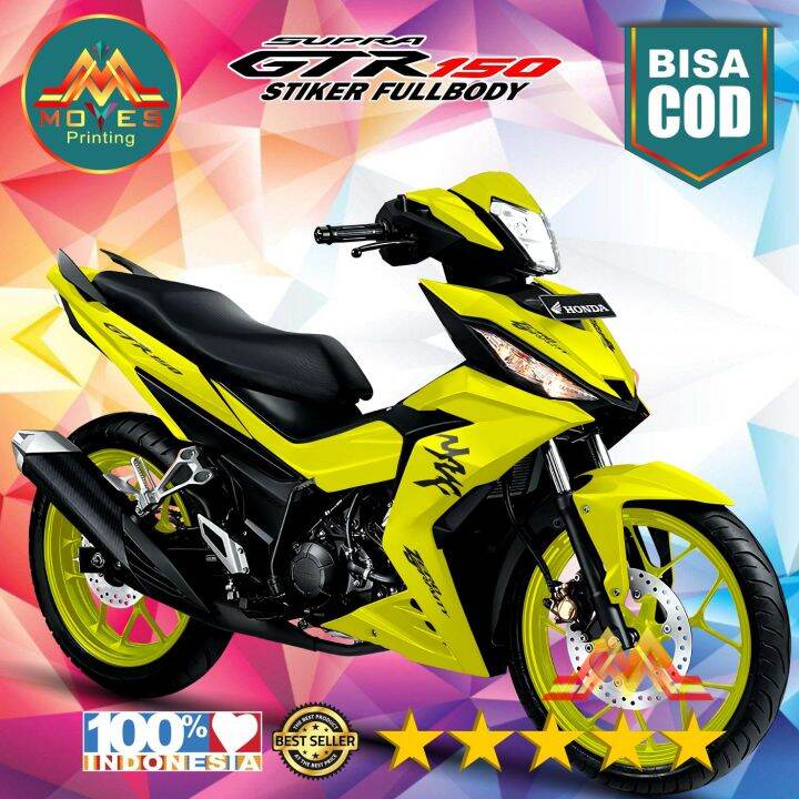 ⭐⭐⭐⭐⭐ ( POLOSAN ) Decal Supra GTR 150 Full Body Stiker Motor Gtr 150 ...