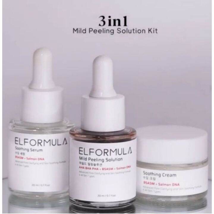 Domestika PAKET PEELING / Elformula Intensive 3-Step Mild Peeling ...