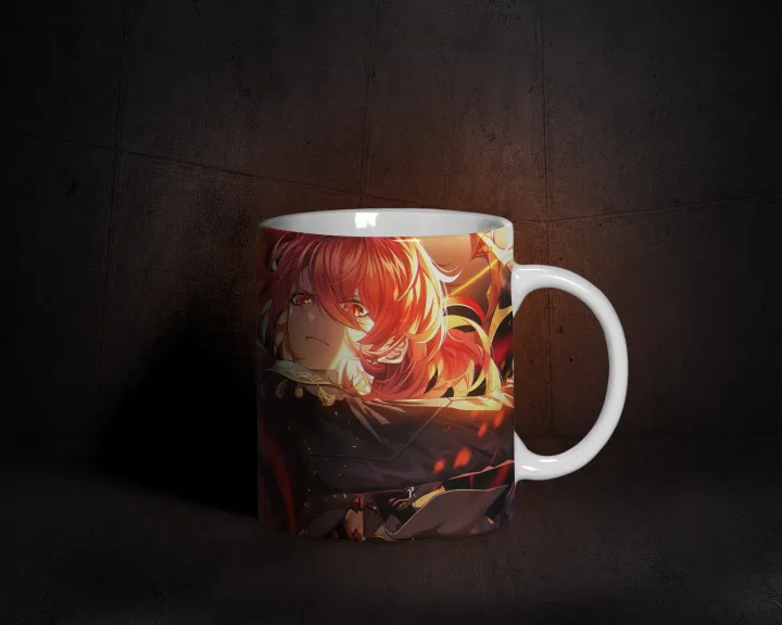 Genshin Impact Mugs Diluc Gift Ideas Collectibles | Lazada PH