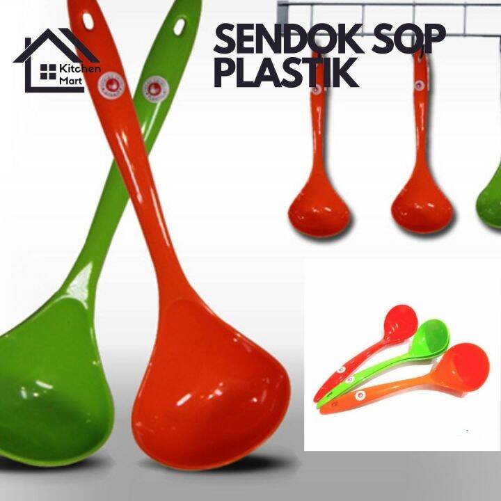 Sinduk/Sendok Sop Irus Semi Melamine Sayur Kuah Plastik Warna | Lazada ...
