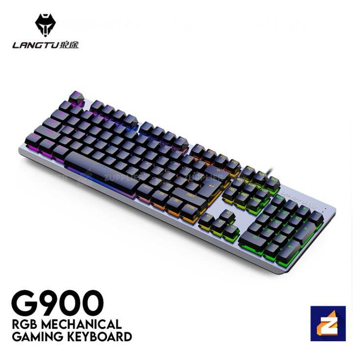 &[|Original LANGTU G900 Rainbow Backlight Mechanical Gaming Keyboard ...