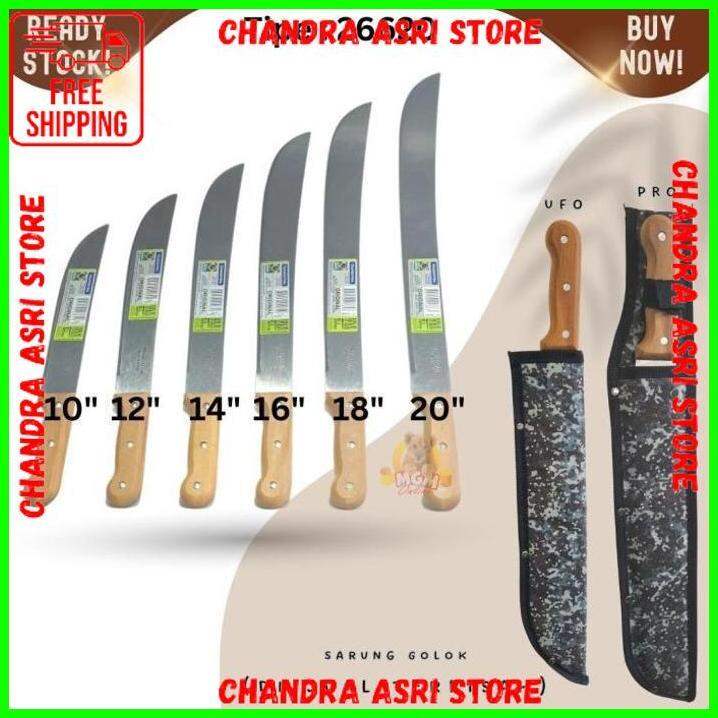 Made In Brazil Tramontina Golok Parang 40Cm Machete Knife 16In Panjang ...