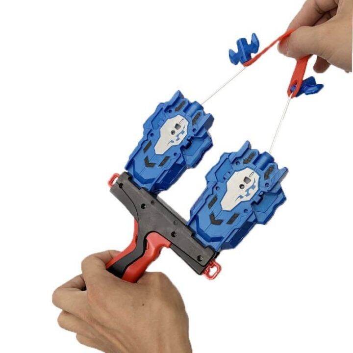 BEYBLADE BURST DOUBLE STRING BEY LAUNCHER LR LEFT RIGHT SPIN ...