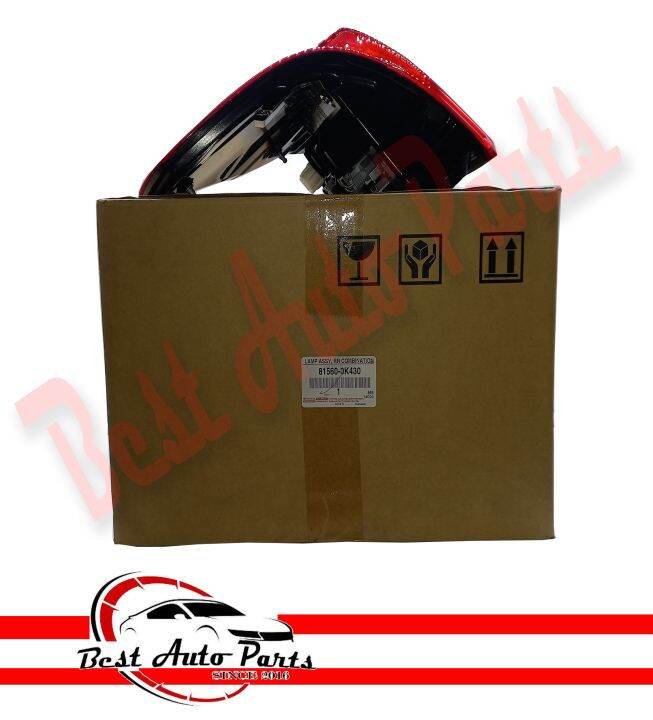 Genuine Toyota (1pc) Hilux 2021 Genuine Tail Lamp 81560-0K430 | Lazada PH