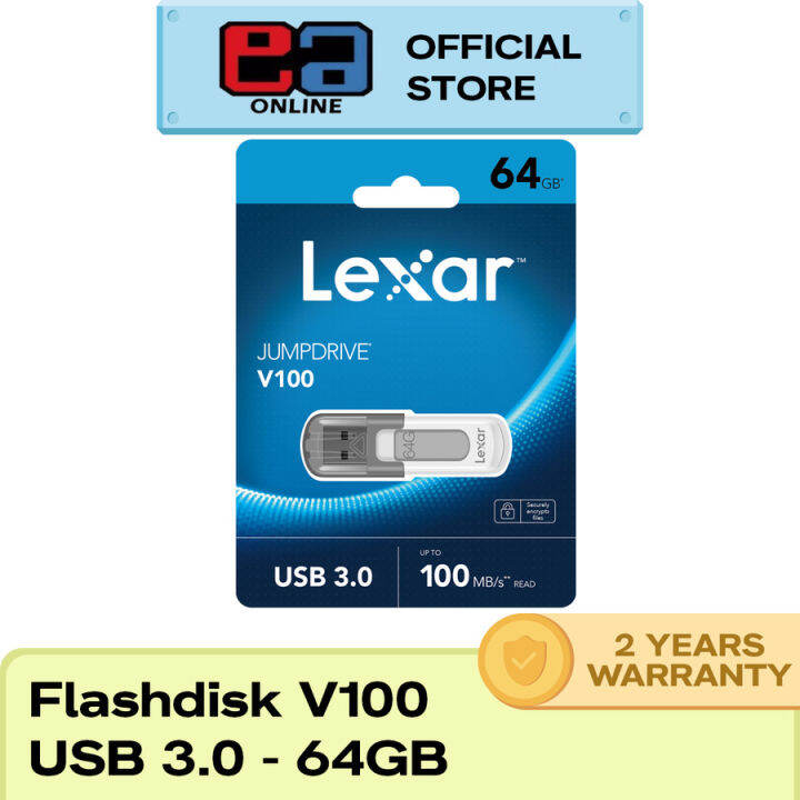 Lexar Flashdisk JumpDrive V100 USB 3.0 Flash Drive - 64GB | Lazada ...