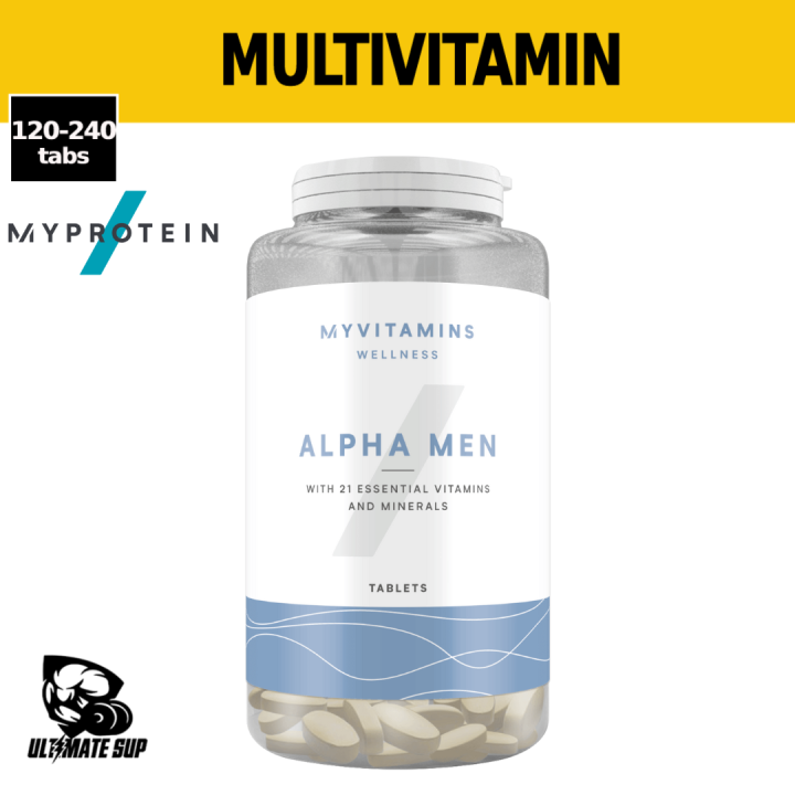 Myprotein Alpha Men Multivitamin Tablets | Essential Vitamins ...