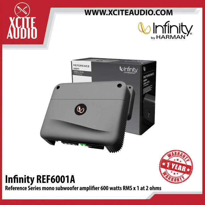 Infinity Reference 6001A Reference Series Mono Subwoofer Amplifier 600 ...