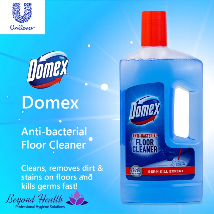 Domex Antibacterial Floor Cleaner 1000ML Bottle Domex Blue Domex Big ...