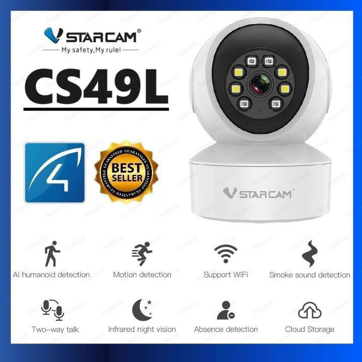 【VSTARCAM】CS49L SUPER HD 1296P 3.0MegaPixel H.264+ WiFi iP Camera กล้องวงจรปิดไร้สาย ของแท้100% ...