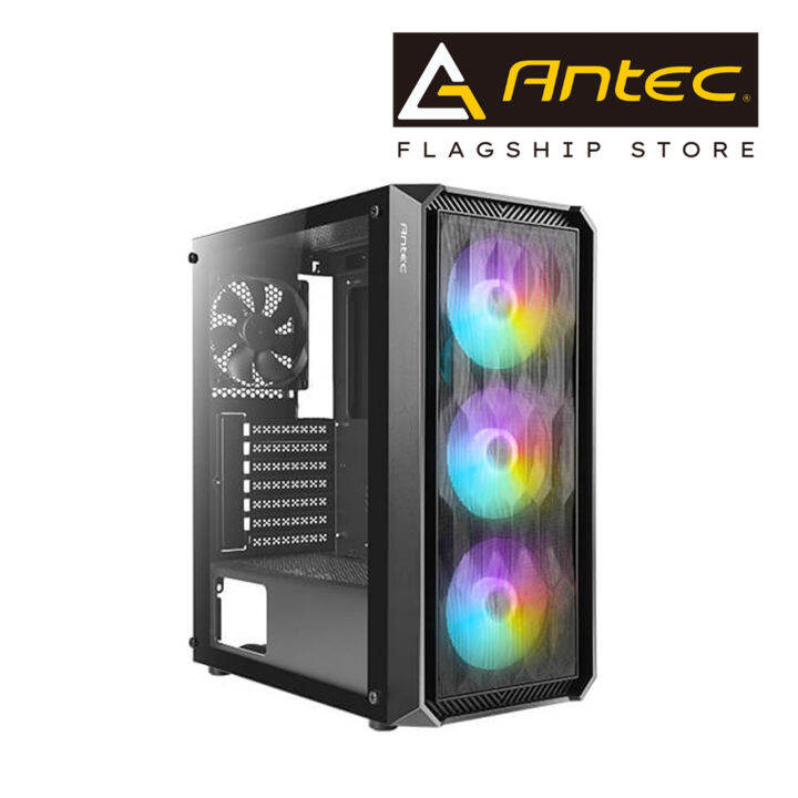 Antec NX292 BLACK MESH TG ATX Case (RGB 3*120mm + 1*120mm) | Lazada PH