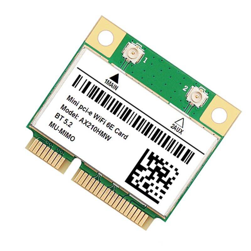 AX210 5374M WIFI 6E 5G Gigabit Wireless Network Card MINI PCIE 5.2 ...