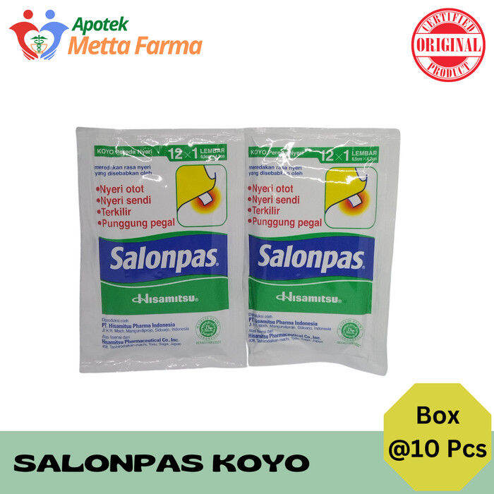 Salonpas Koyo Box 10 sachets 12 Lembar | Lazada Indonesia