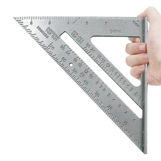 PROMO Speed Square 7 Inch Penggaris Segitiga Sudut Siku Geser Material ...