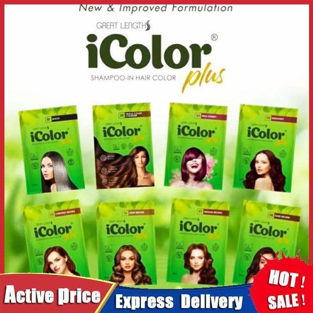 IColor Plus Hair Dye Shampoo Permanent Hair Color | Lazada PH