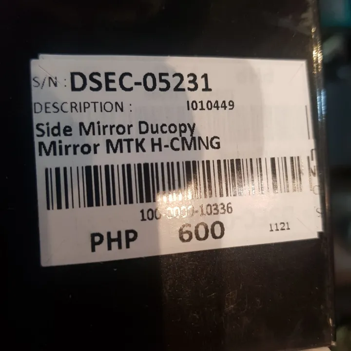 Sec ducopy side mirror (sec brand) | Lazada PH