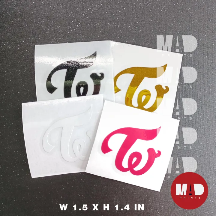 Twice Logo Vinyl Decal Sticker | Lazada PH