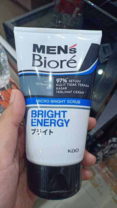 Biore Men Bright Energy Facial Foam 100g | Lazada Indonesia