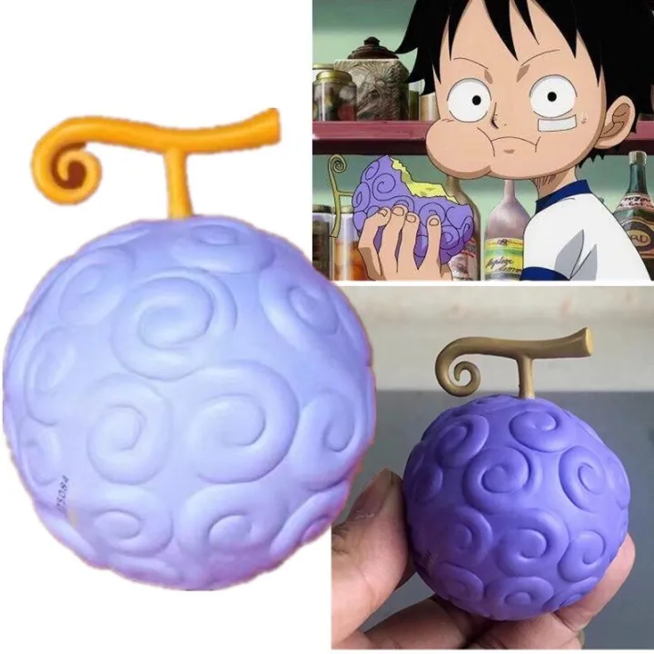โมเดลวันพีช OnePiece Devil Fruit Luffy GumGum Fruit 5cm (Human-Human ...