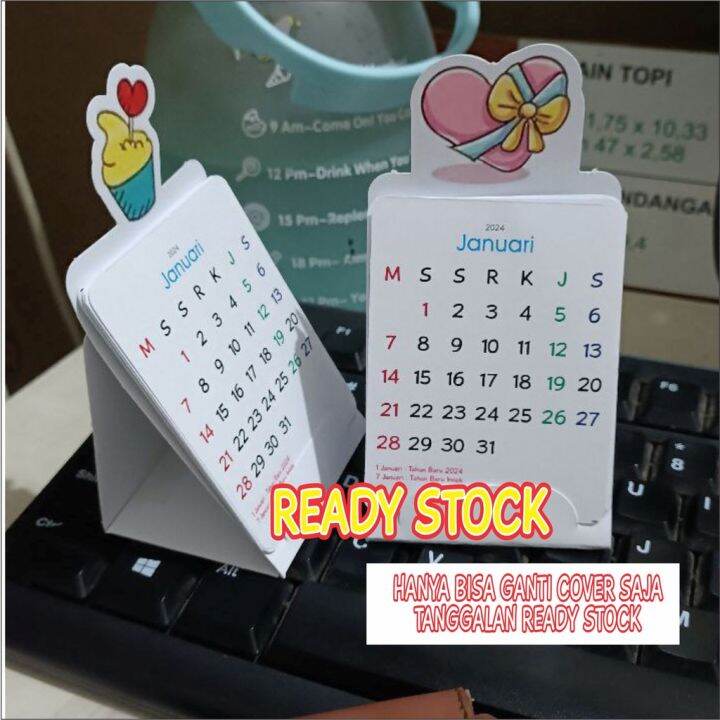 30 pcs - Kalender Meja Mini Souvenir Pernikahan (Min order 50pcs) FREE ...