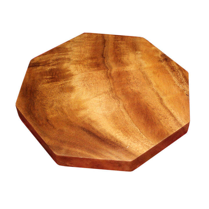 SANDERWOOD Octagonal Wooden Chopping Board Cutting Board Hot pad 9 ...